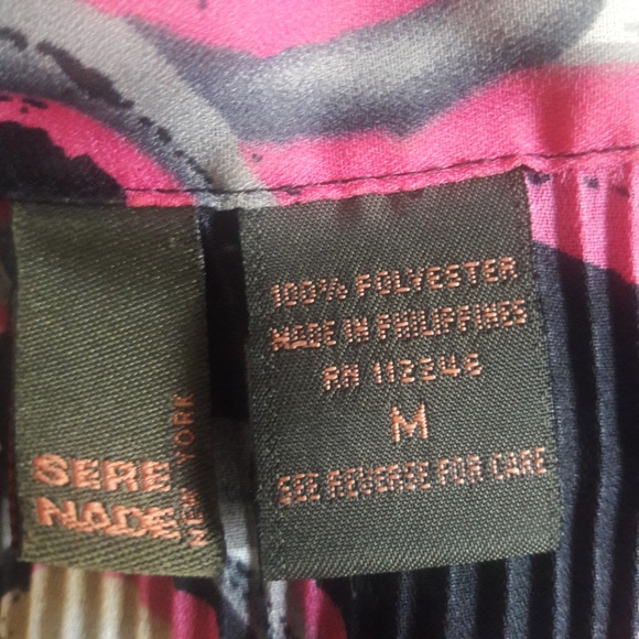 Sere Nade New York | Tops | Sere Nade New York Blouse Button Front Pintucked M | Poshmark